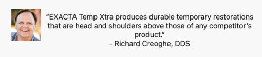 EXACTA Temp Xtra – EXACTA Dental Direct