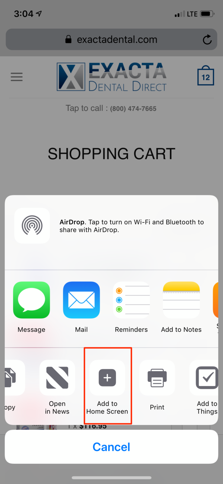 Install EXACTA Mobile on your device – EXACTA Dental Direct